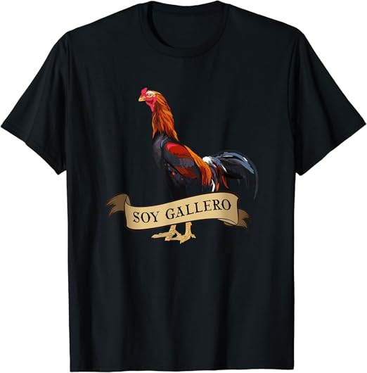 Amazon.com: Soy Gallero gamefowl rooster cockfighting T-Shirt : Clothing, Shoes & Jewelry